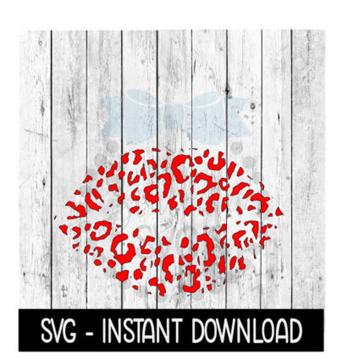 Leopard Lips SVG Leopard Pattern SVG Files SVG Instant - Etsy