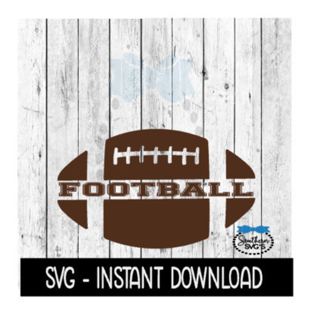 Split Football SVG, Football SVG Files, Instant Download, Cricut Cut ...