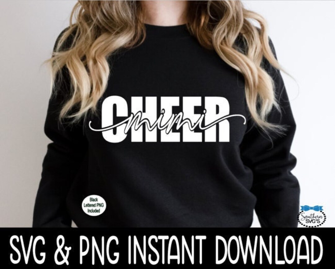 Cheer Mimi SVG, Cheer Mimi PNG, Tote Bag Svg, Cheer Mimi SVG, Instant ...