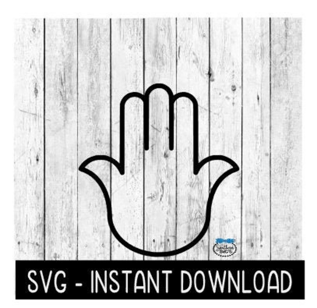 Mano de Fátima SVG, Mano de Fátima SVG, Mal de ojo SVG, Descarga ...