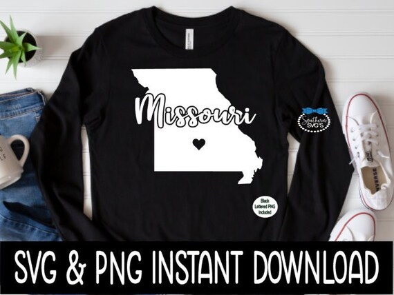 Missouri State SVG Missouri PNG Instant Download Cricut Cut - Etsy