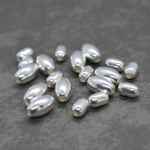 20 Sterling Silver Small Tube Beads 925 Silver Bulk Tubular | Etsy