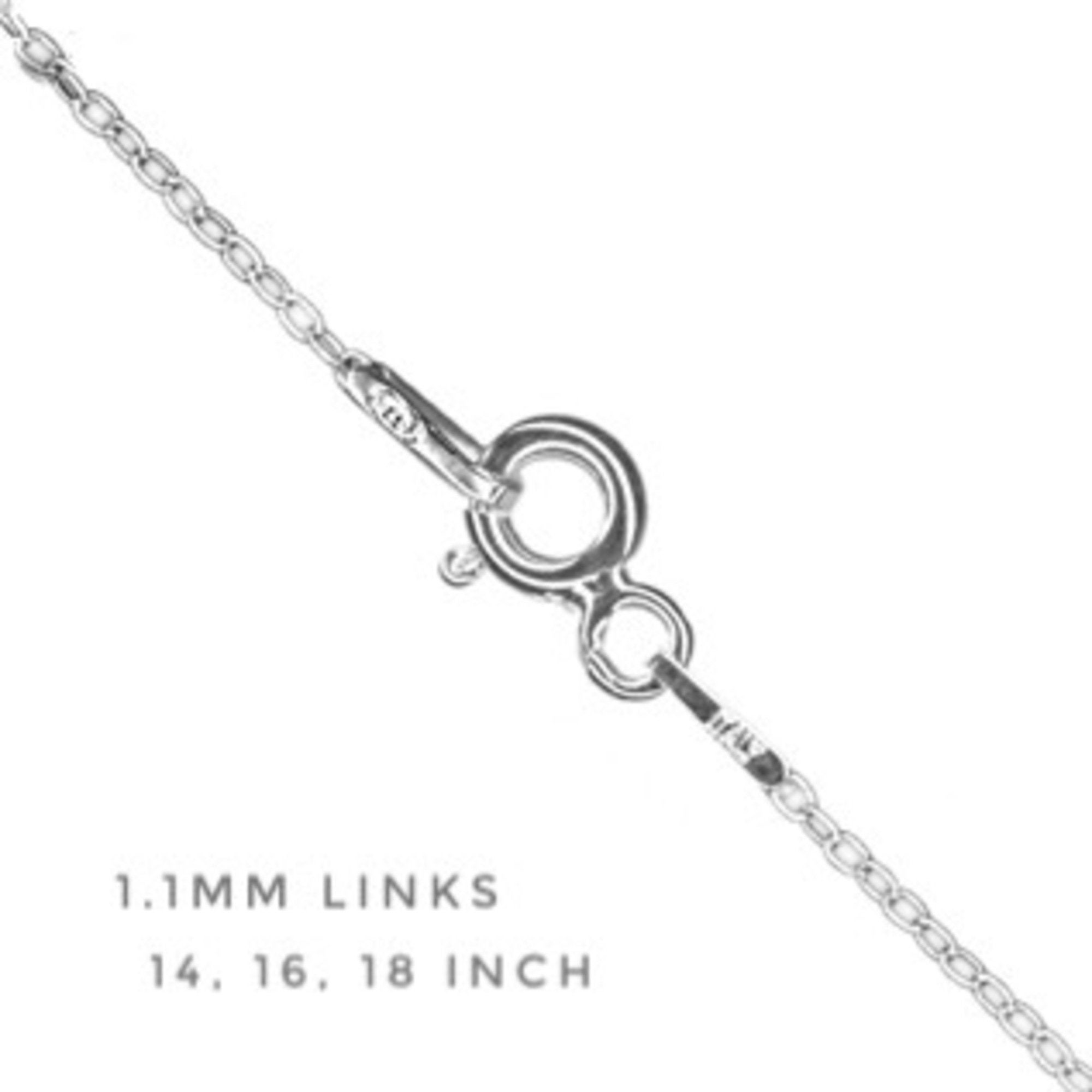 925 Sterling Silver TRACE CHAIN Necklace 14 16 - Etsy UK