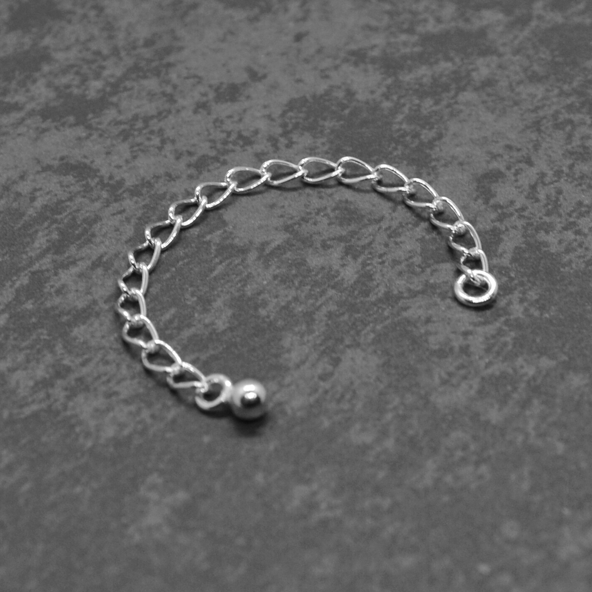 925 Sterling Silver 2 Inch Trace CHAIN EXTENDER | Etsy