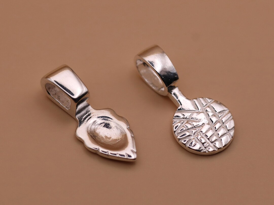 925 Sterling Silver MOUNTING BAIL Flat Pad - 6mm X 8mm, 8mm - Wholesale ...
