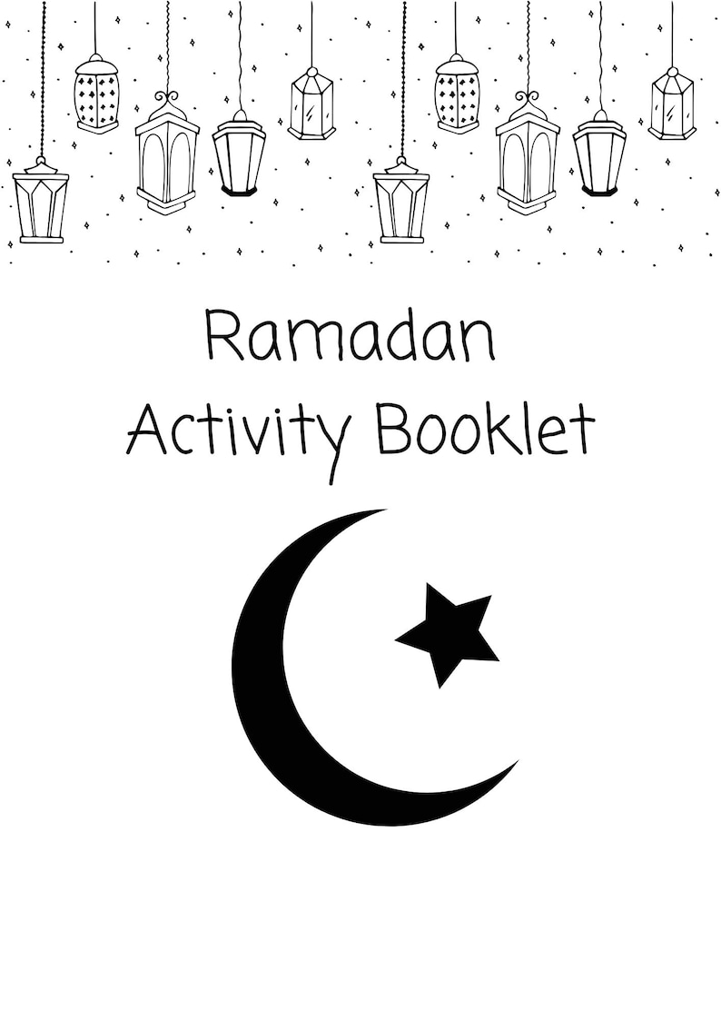 Ramadan Activity Book, Children’s Ramadan Activity Book, Islamic ...
