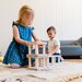 Wooden Building Set, Natural Wood Blocks, Montessori Play Set, Wooden ...