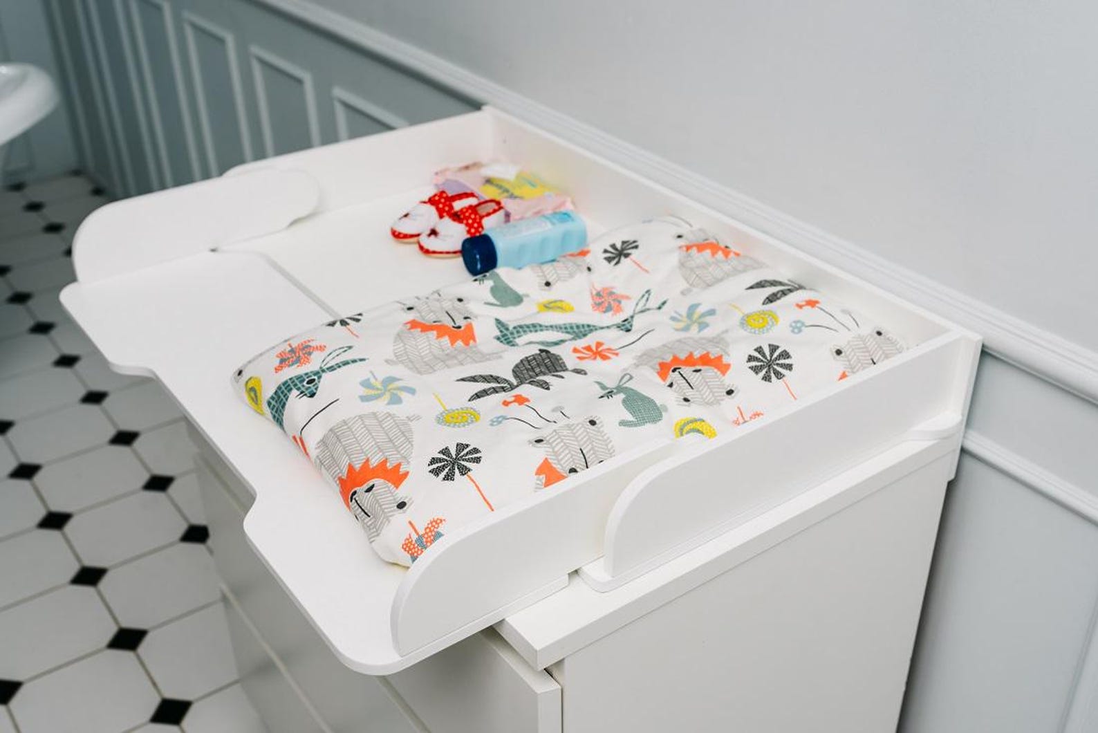 Wooden Baby Change Table Topper, Modern Baby Changing Table Top - Etsy
