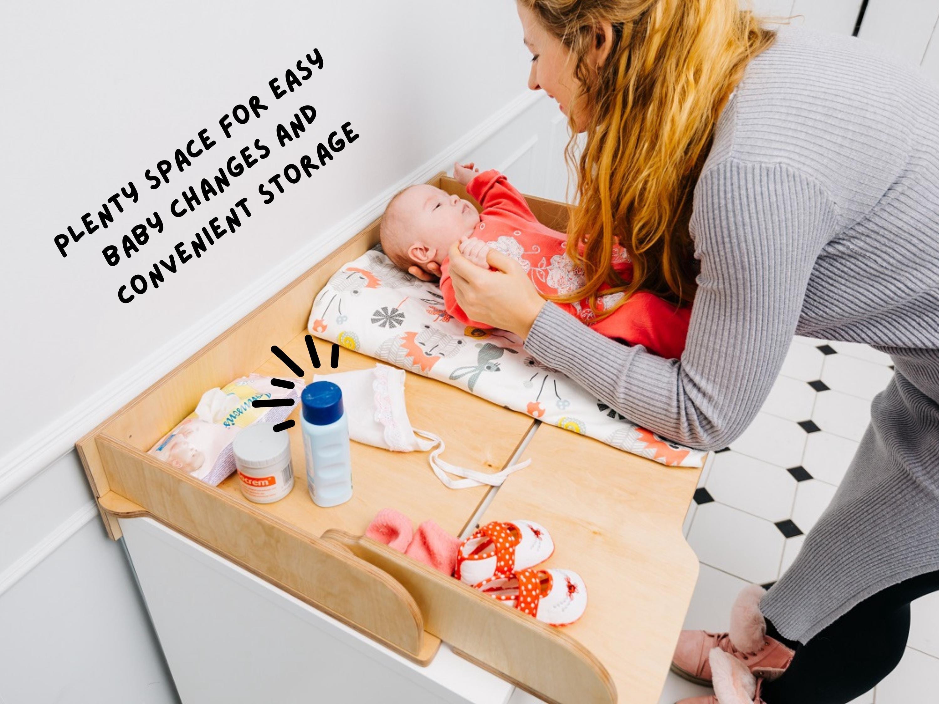 Wooden Baby Change Table Topper, Modern Baby Changing Table Top - Etsy