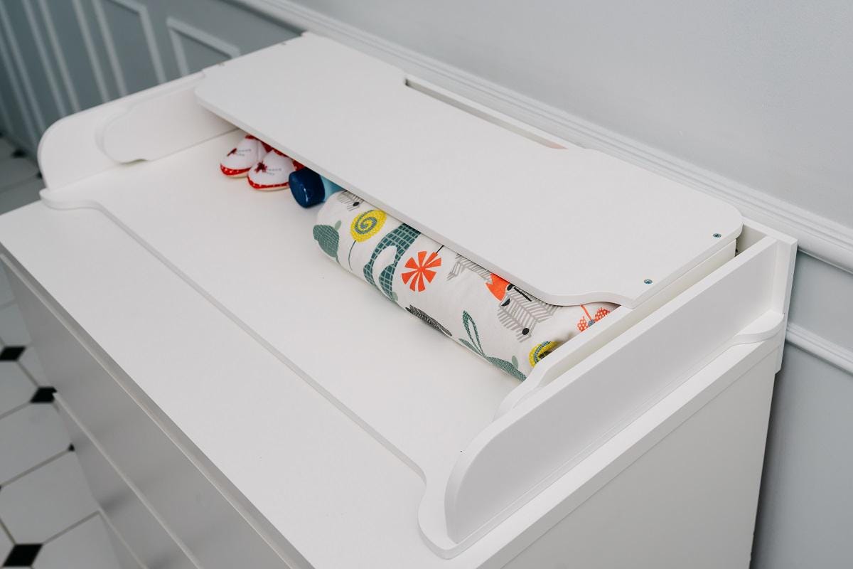 Wooden Baby Change Table Topper, Modern Baby Changing Table Top - Etsy
