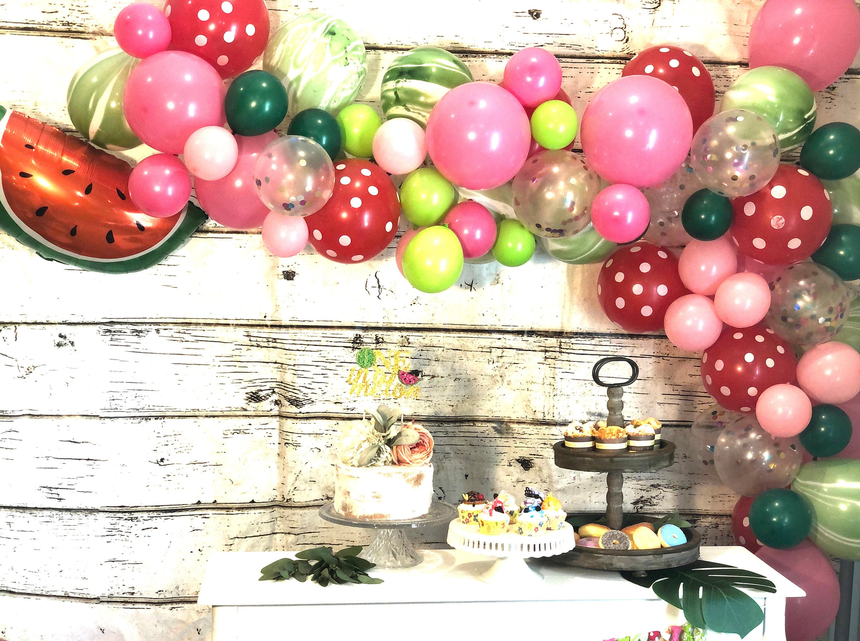 Adorable Watermelon Balloon Garland Kit 8ft-Includes 35 | Etsy