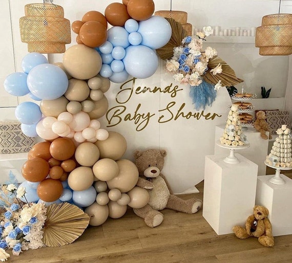 Baby Shower Themes For Boys Blue And Brown