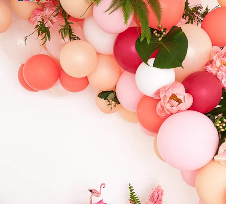 104pc Blush Mango Tropical Theme Balloon Garland Kit With - Etsy
