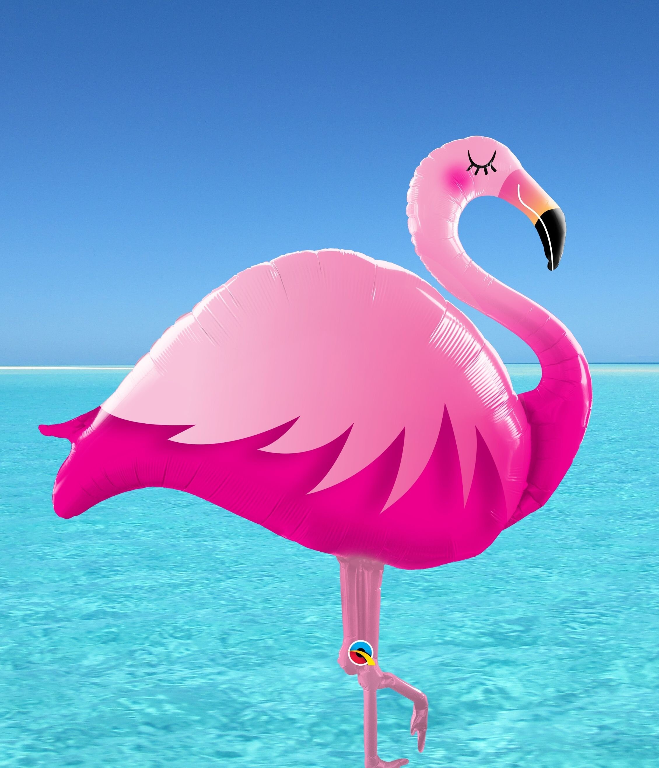 46 Pink Flamingo Foil Balloon-luau Tropical Party - Etsy