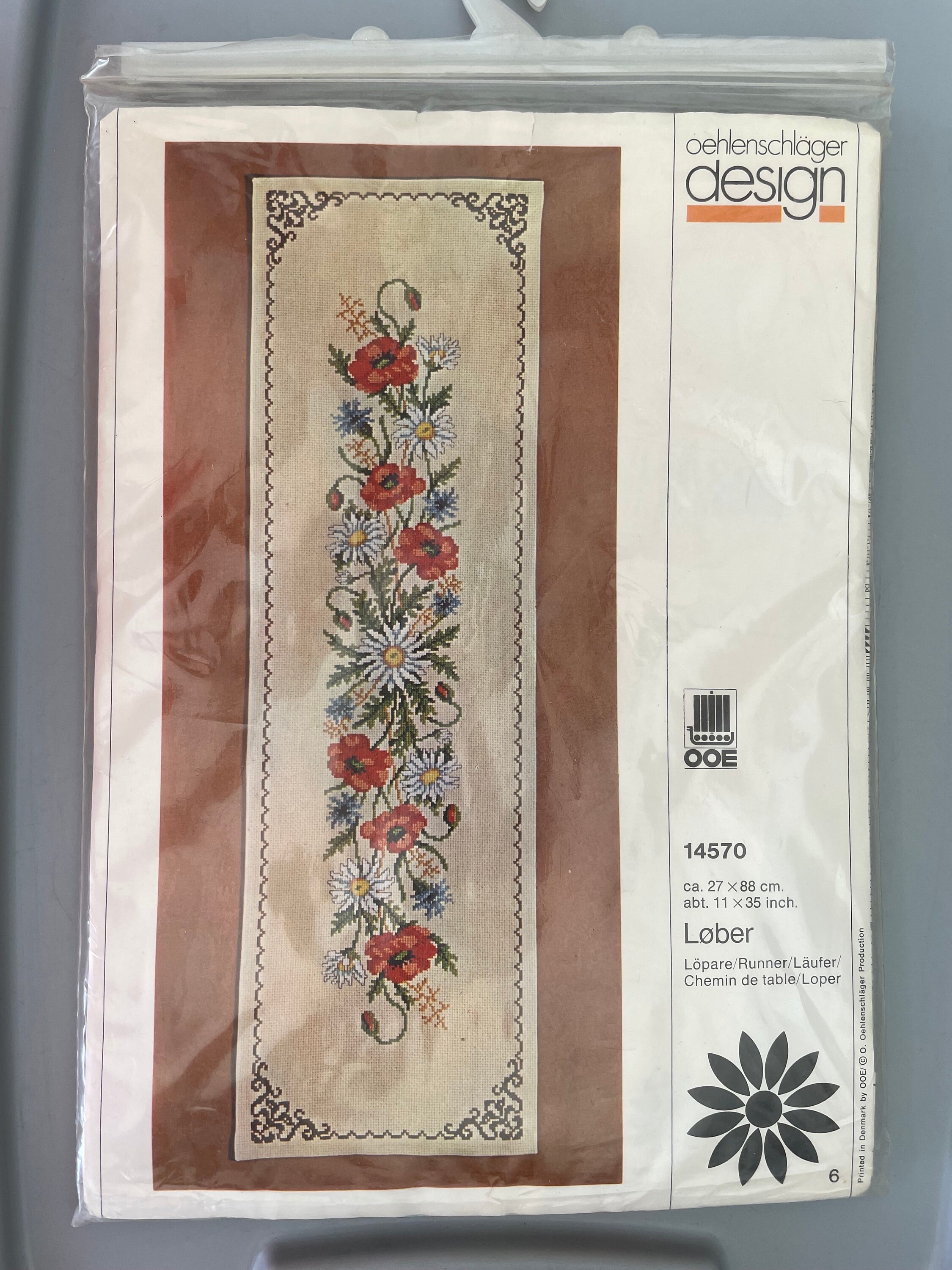 Denmark Danish Design Table Runner Kit New Sealed 35 X 11 Inches or ...
