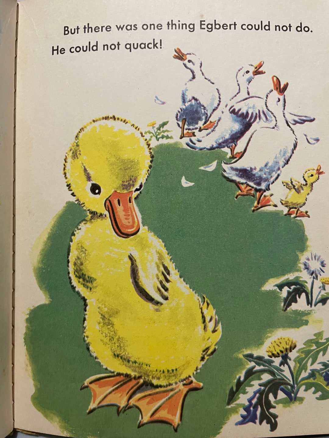 The Little Duck Said Quack Quack Quack Spine is Rough so Clear Tape the ...