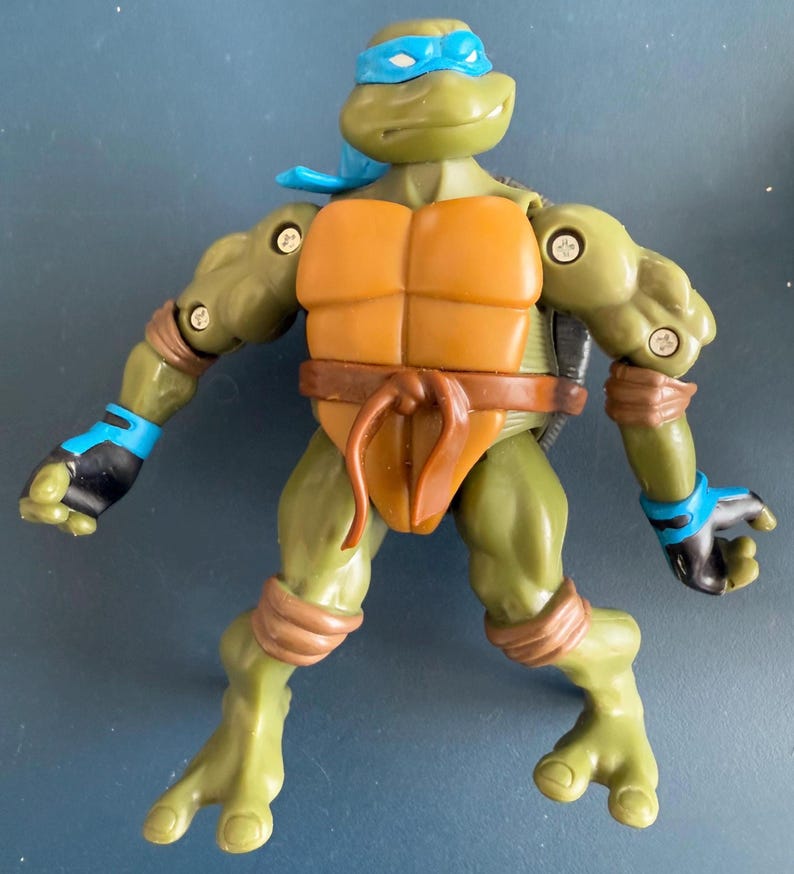 TMNT Teenage Mutant Ninja Turtle Lot Playmate Toys 2002 2004 Leonardo ...