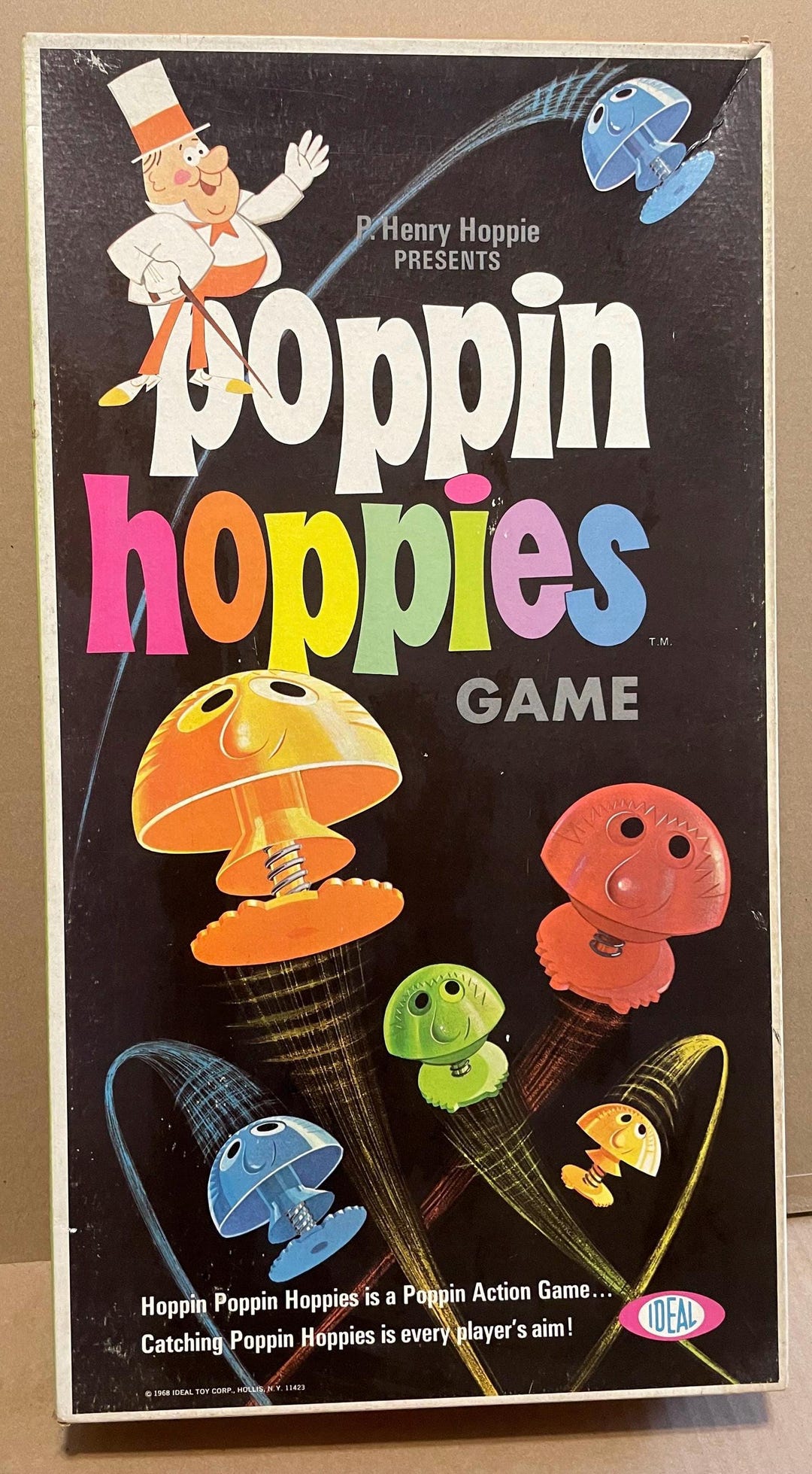 Poppin Hoppies by Ideal 1968 One Owner Missing One Yellow Popper Loads ...