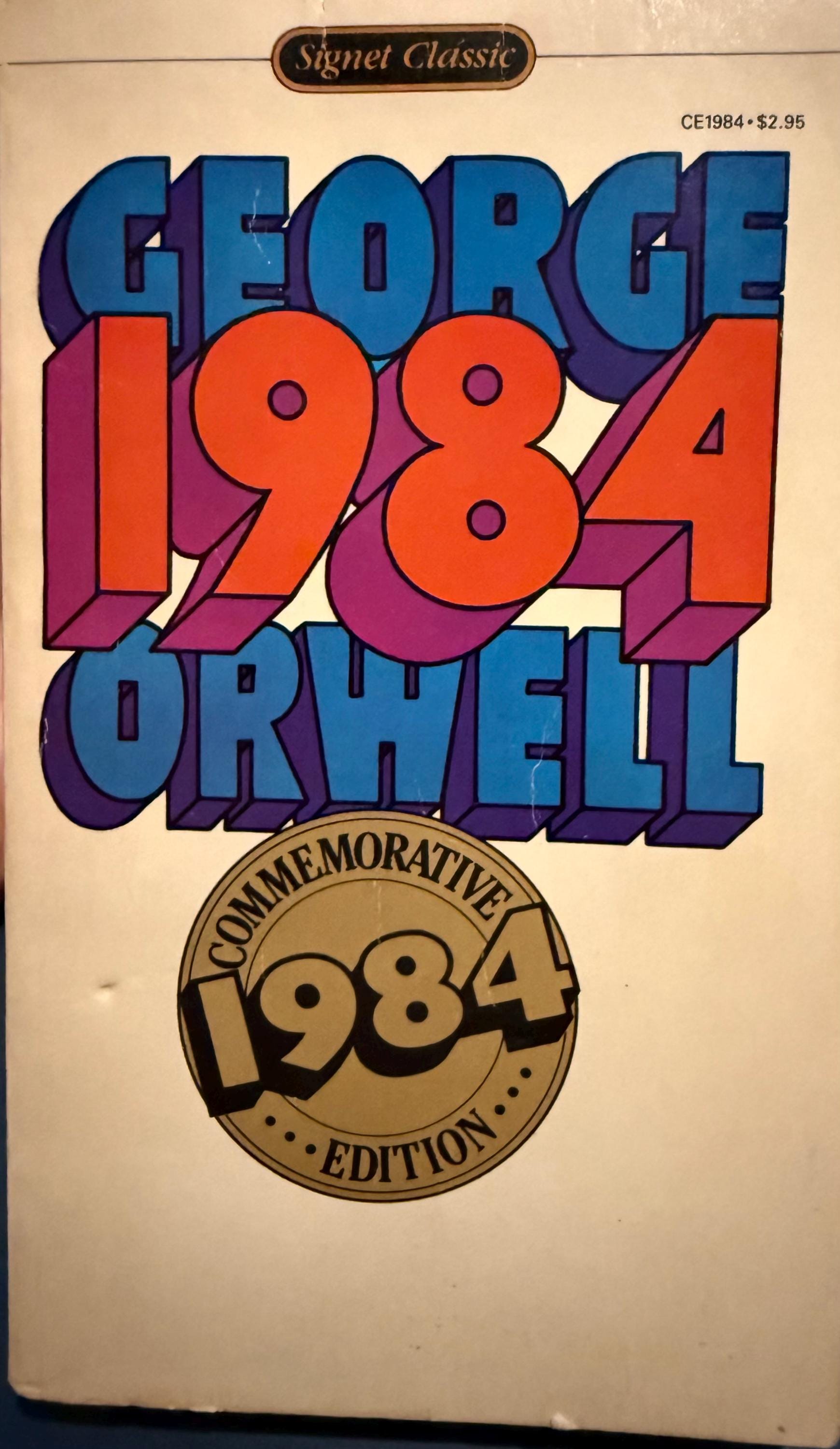 George Orwell 1984 Signet Classic Paperback a Little Underlining - Etsy