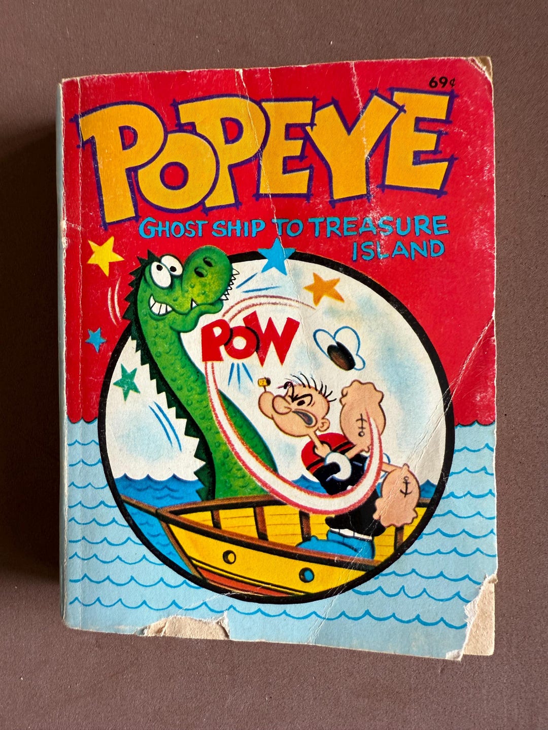 Popeye Big Little Book Ghost Ship to the Treasure Island 1967 Color ...