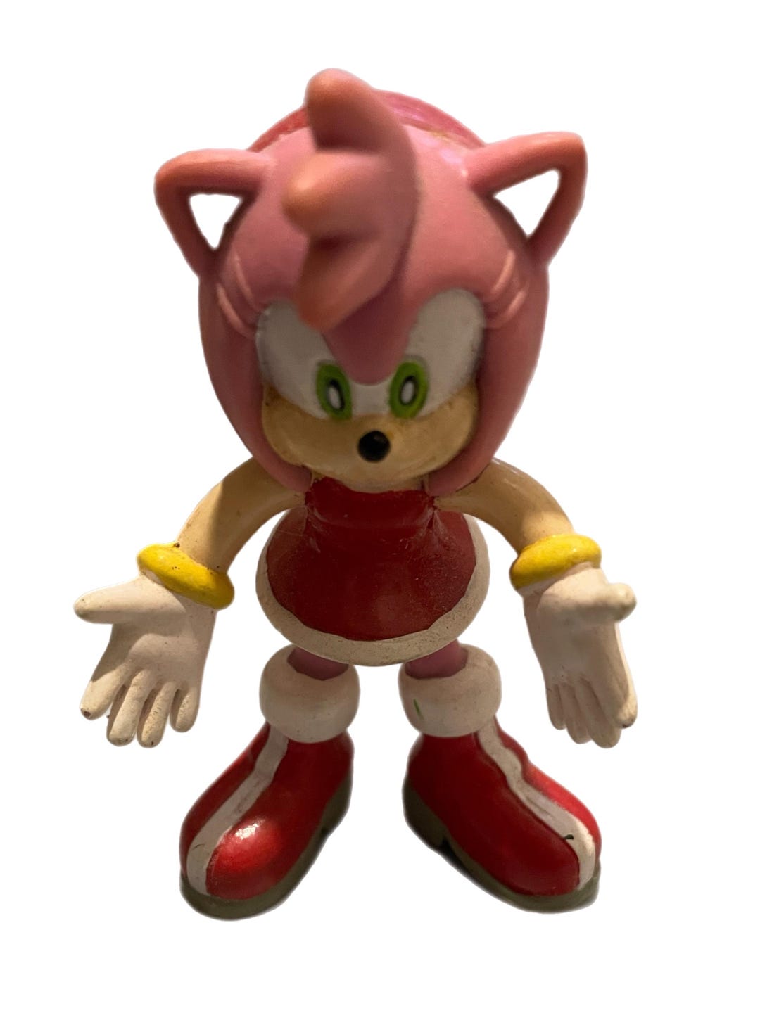 Amy Sonic the Hedgehog Bendable 3 Figure Sonic X Toy Island Vintage ...