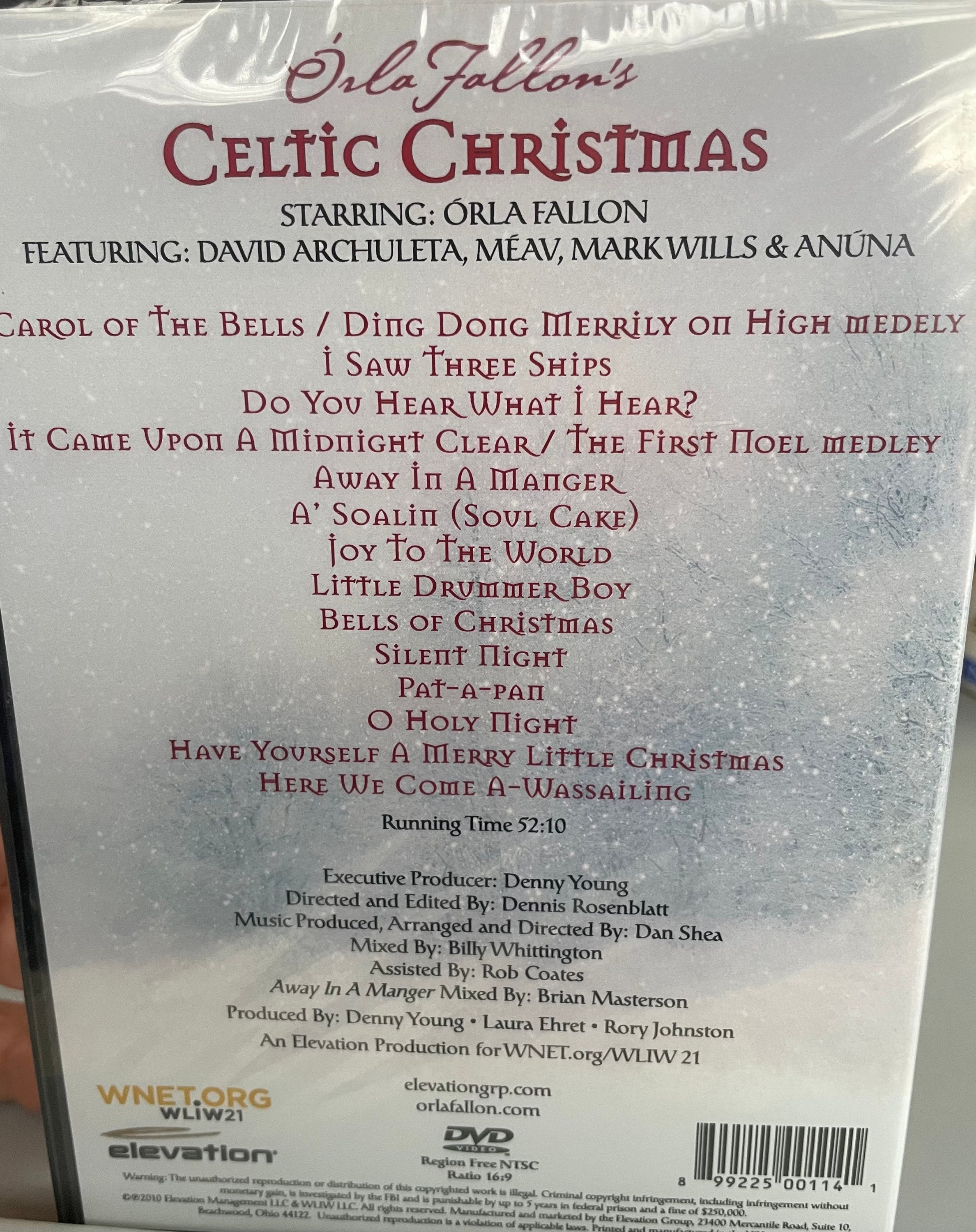 Orla Fallons Celtic Christmas Live in Concert Music Carols New Sealed Dvd Irish Scottish Gaelic ...