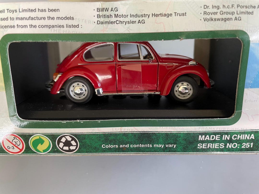 New VW Red Volkswagen Bug Diecast Father’s Day - Etsy
