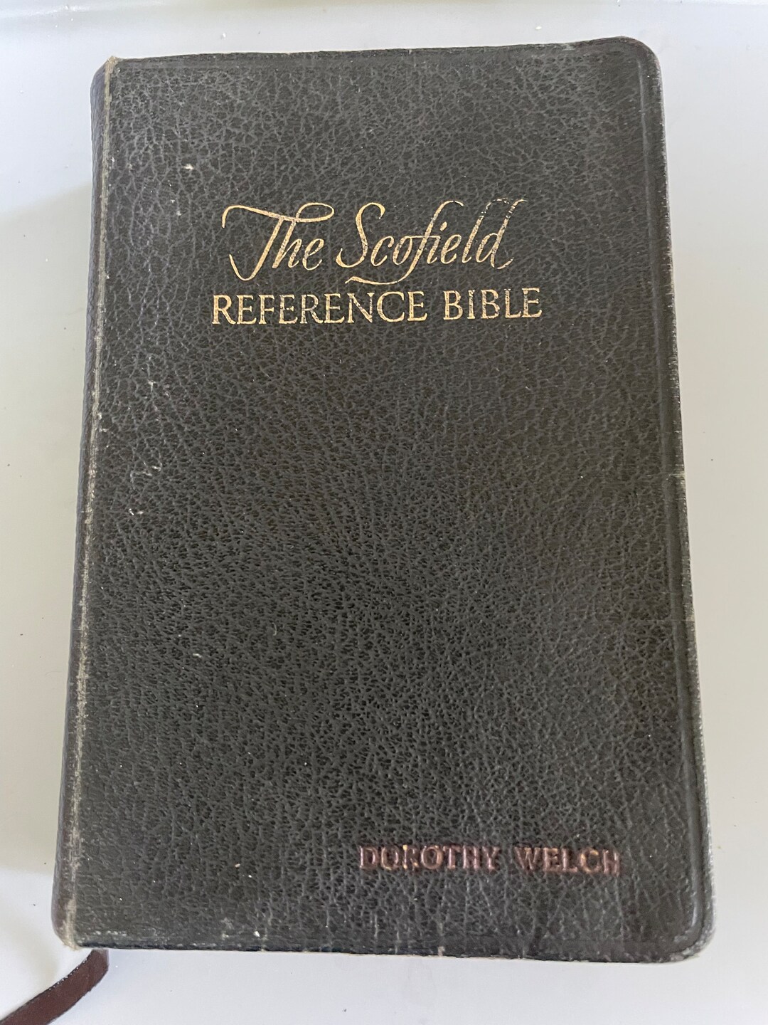 Oxford Press Scofield Reference Bible 1945 Has Writing in It and a Name ...