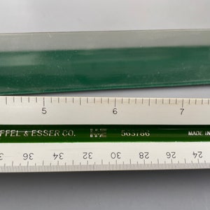 Keuffel and Esser Ruler 563786 Triangle Ruler Made in Germany Drafting ...