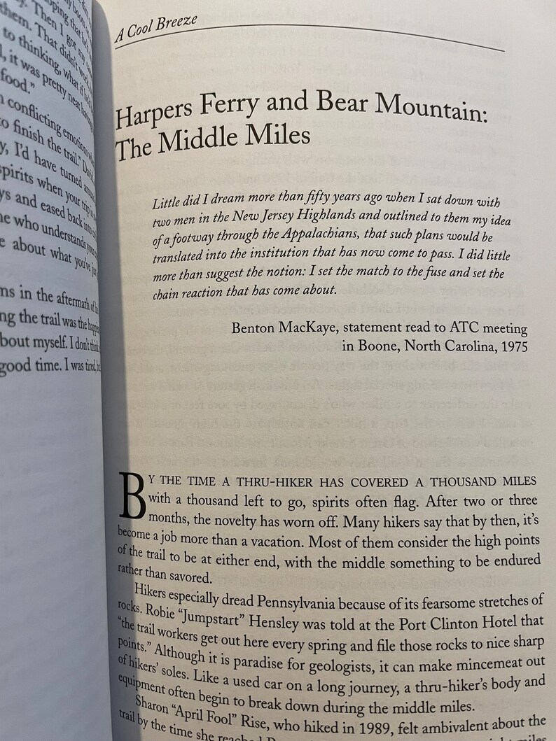 Hiking the Appalachian Trail Two Books - Etsy