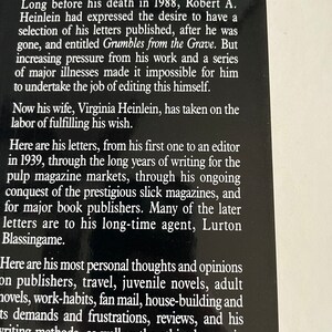 Robert A Heinlein Grumbles From the Grave - Etsy