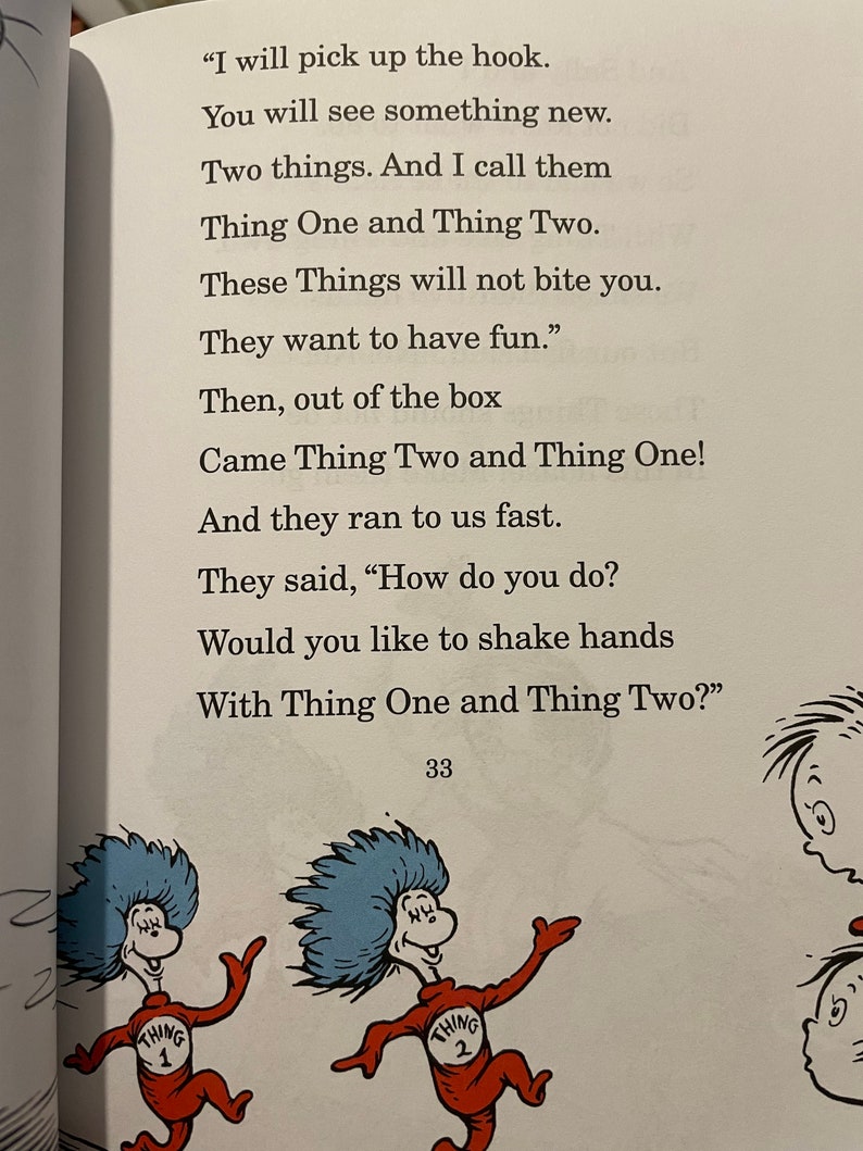 The Cat in the Hat Dr Seuss - Etsy