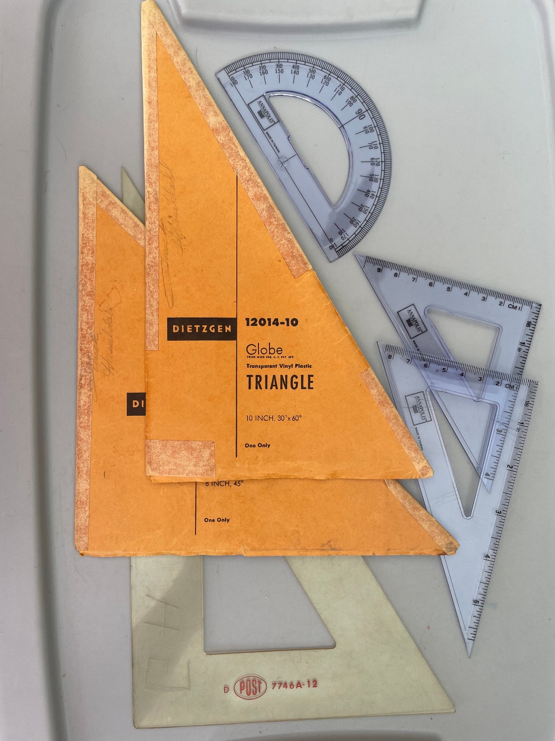 Dietzgen Drafting Triangles Various Shapes Sizes - Etsy