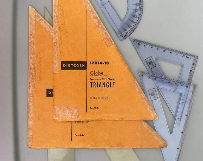 Dietzgen Drafting Triangles Various Shapes Sizes - Etsy