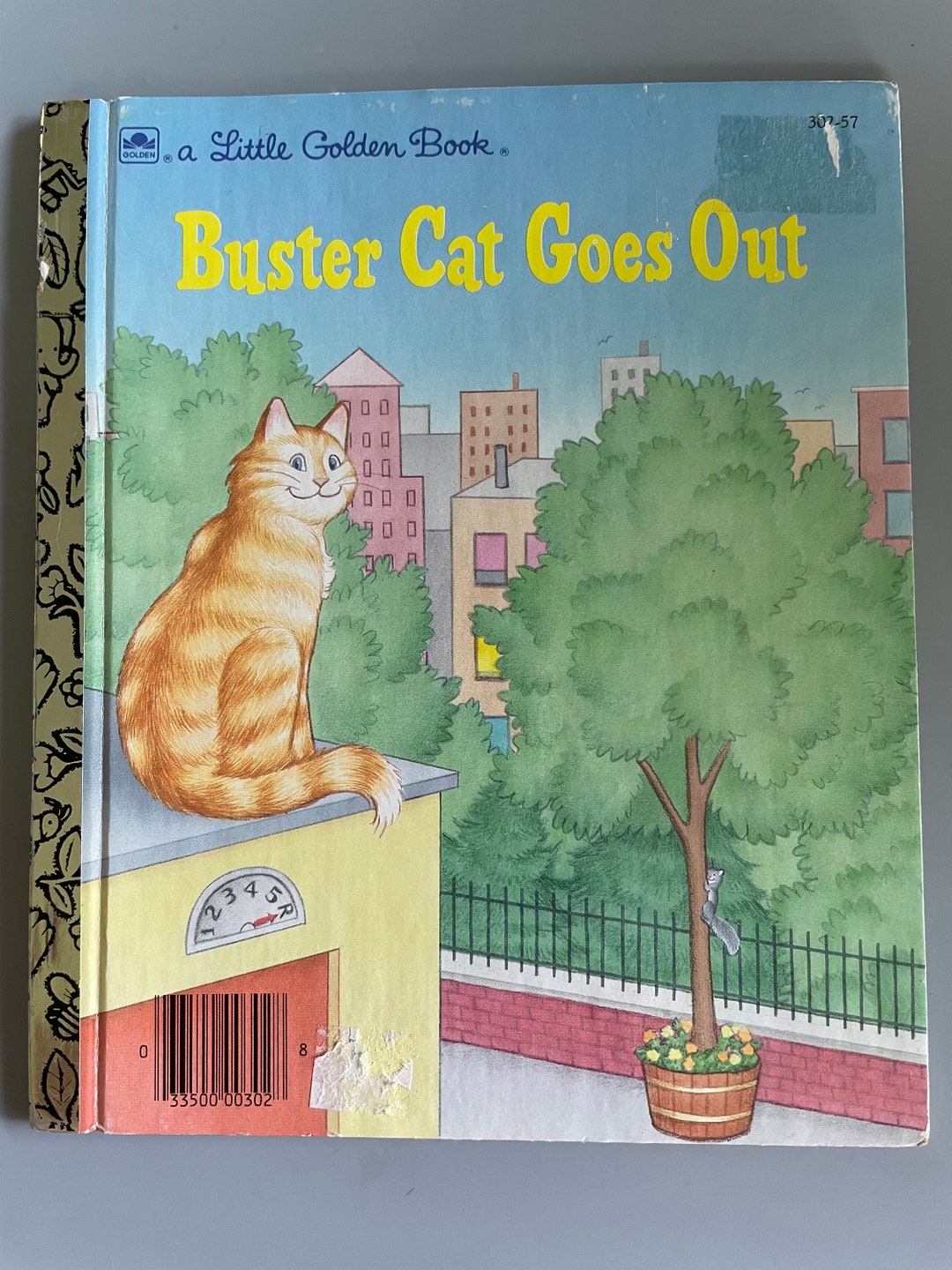 Buster Cat Goes Out Golden Book - Etsy