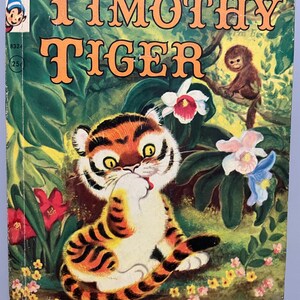 Elf Book Timothy Tiger 1959 Rand Mcnally - Etsy