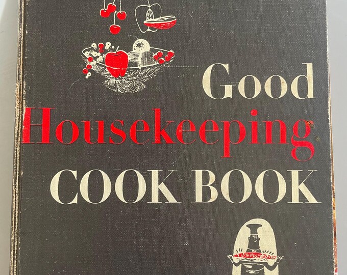 Good Housekeeping Vintage 1957 Cookbook Large Black Hardcover Well ...