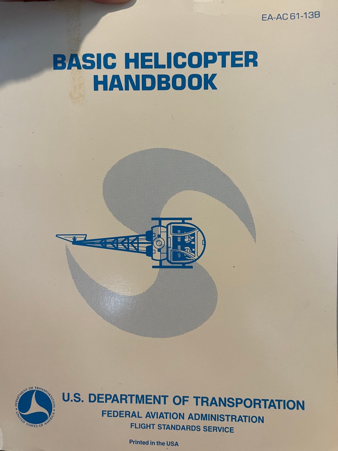 Basic Helicopter Handbook FAA US Department of Transportation - Etsy