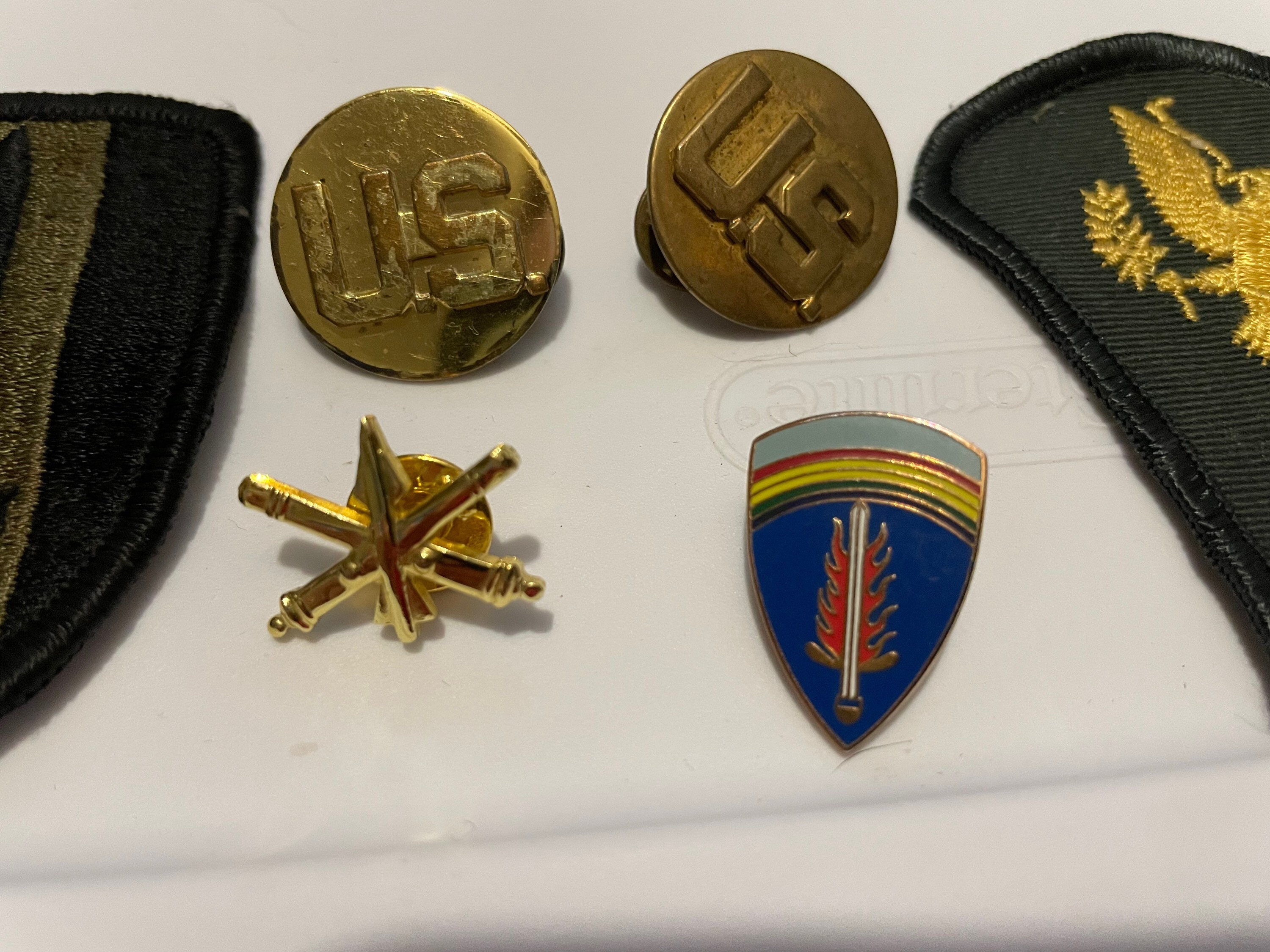 Army Patches and Pin Back Lot - Etsy
