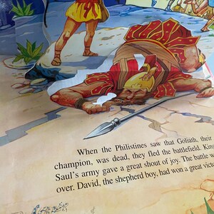 David and Goliath Bible Story Pop Up - Etsy