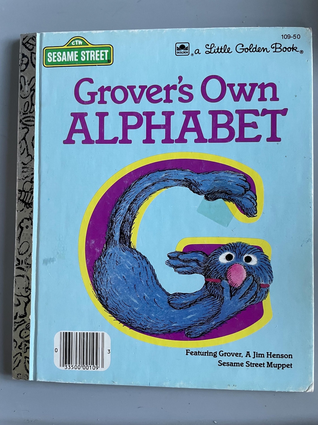 Grover’s Own Alphabet Abc’s Sesame Street - Etsy