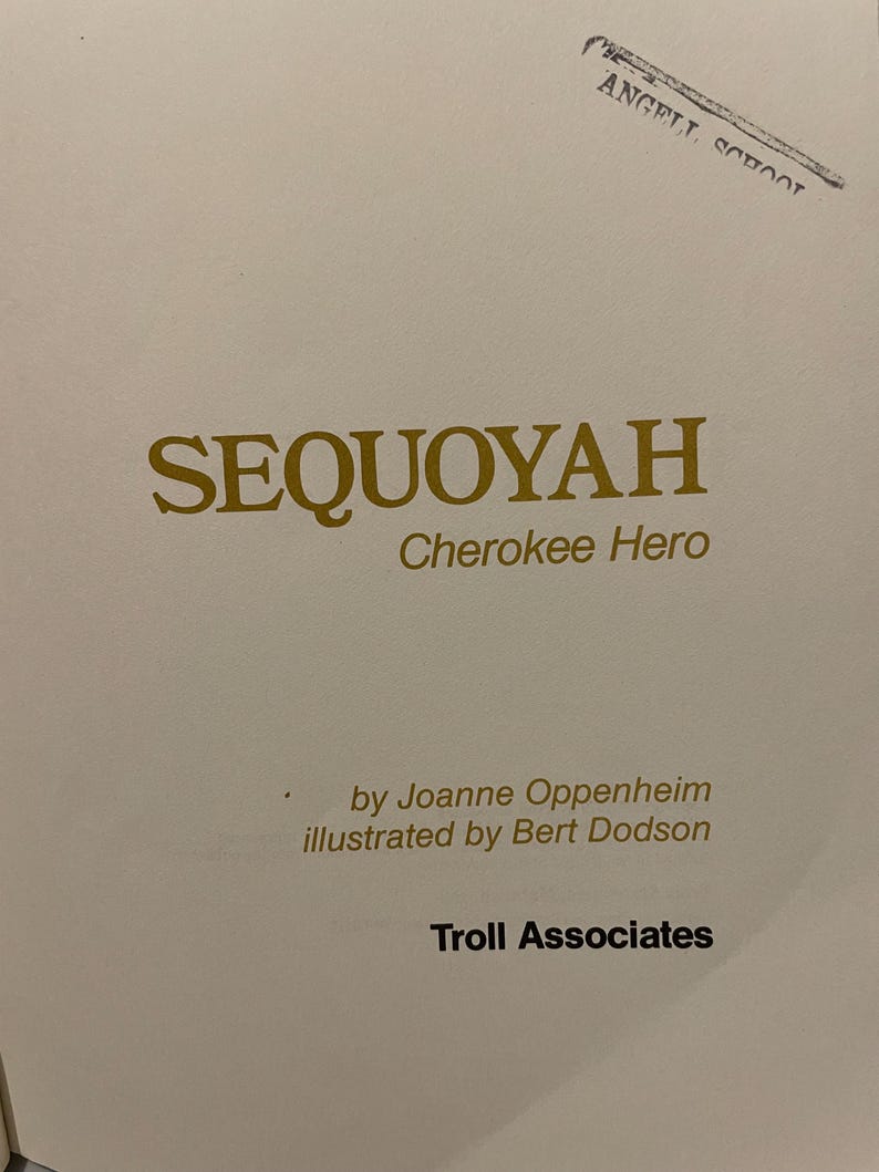 Sequoyah Cherokee Indian Hero by Oppenheim - Etsy