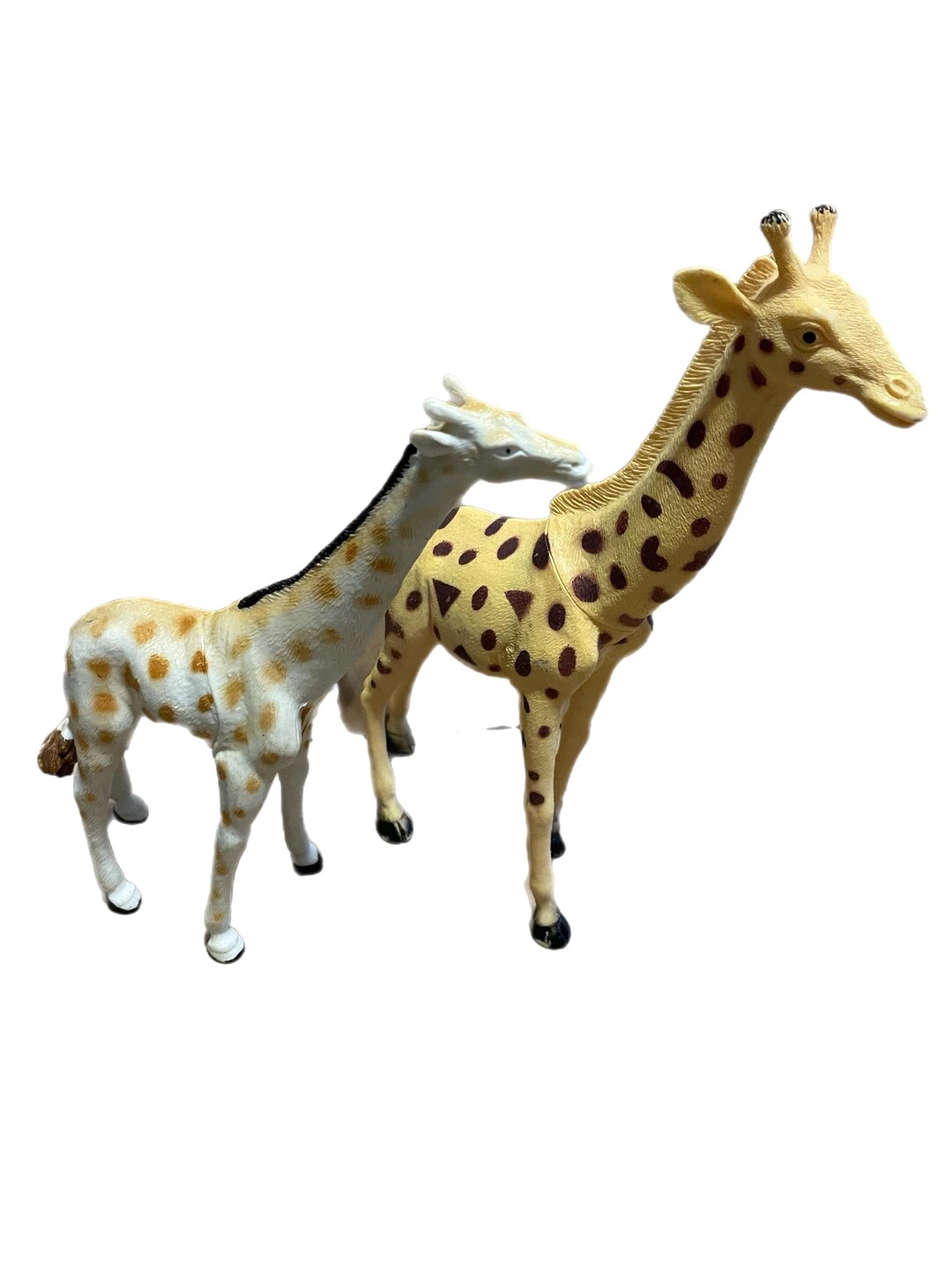 Two Plastic Giraffes Zoo Africa - Etsy
