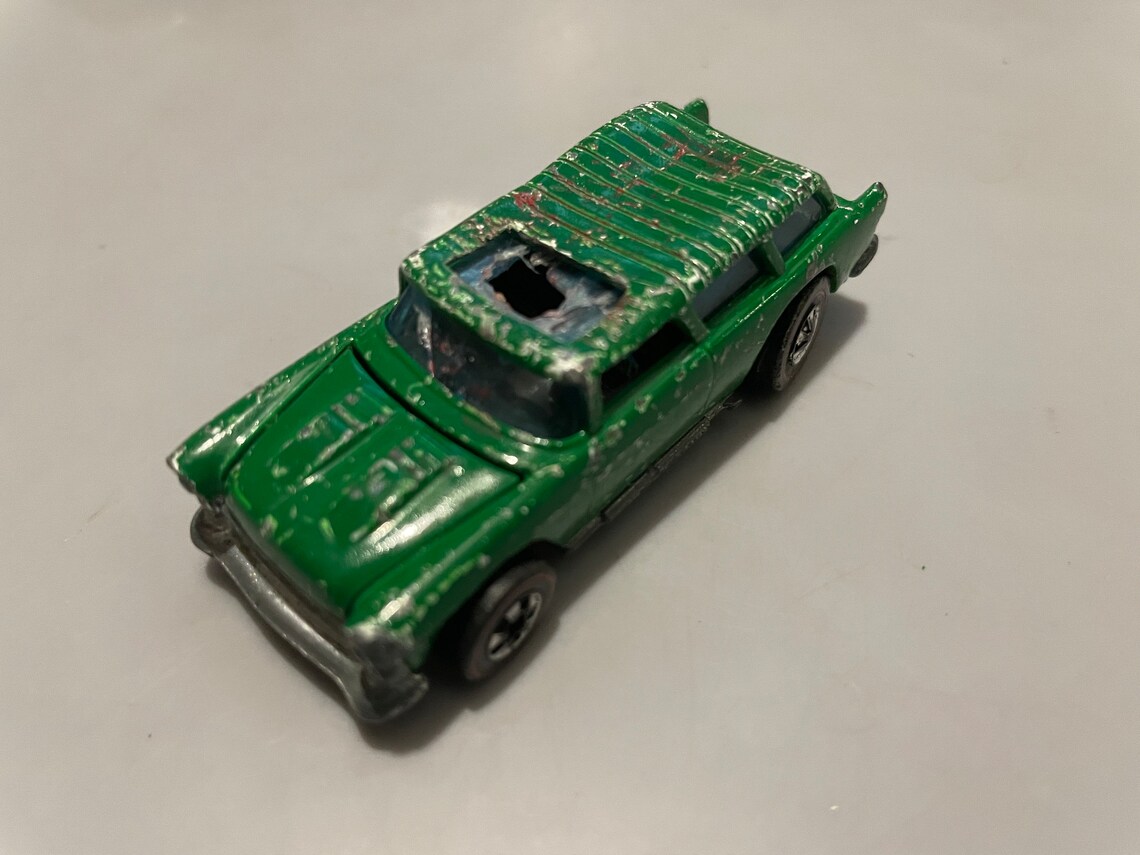 Vintage 1969 Mattel Hot Wheels Alive '55 Green Car Hong Kong - Etsy