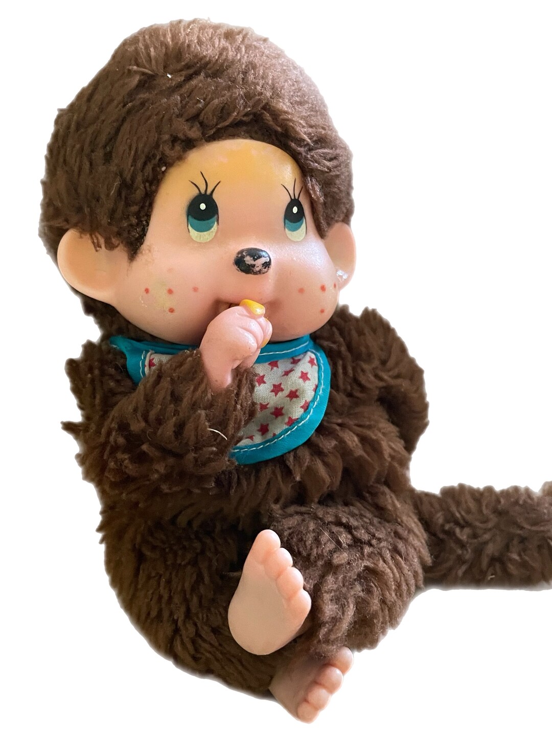 Vintage Monchhichi Eating Banana 1977 Made in Japan Plush Doll - Etsy