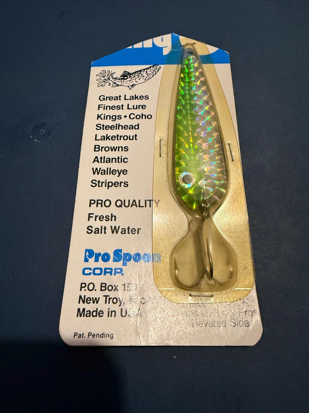 Pro Spoon Spooner Fishing Lure Kings Coho Steel/head Laketrout Browns ...