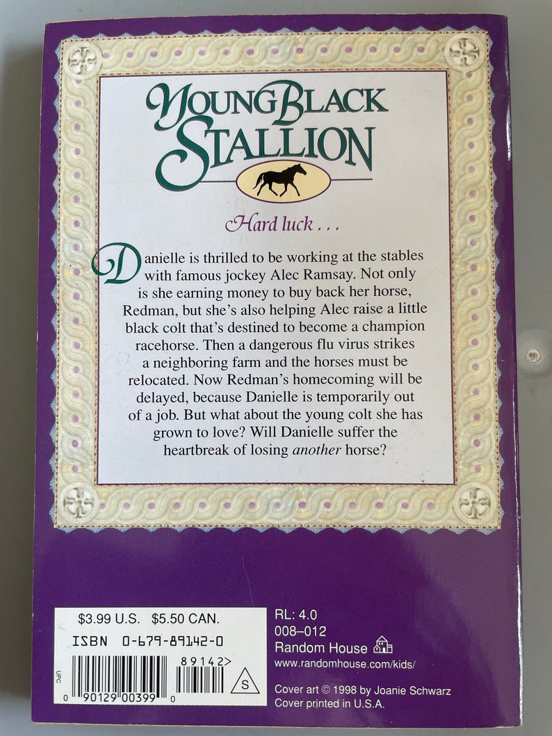 Young Black Stallion No. 2 A Horse Called Raven Steven Farley - Etsy