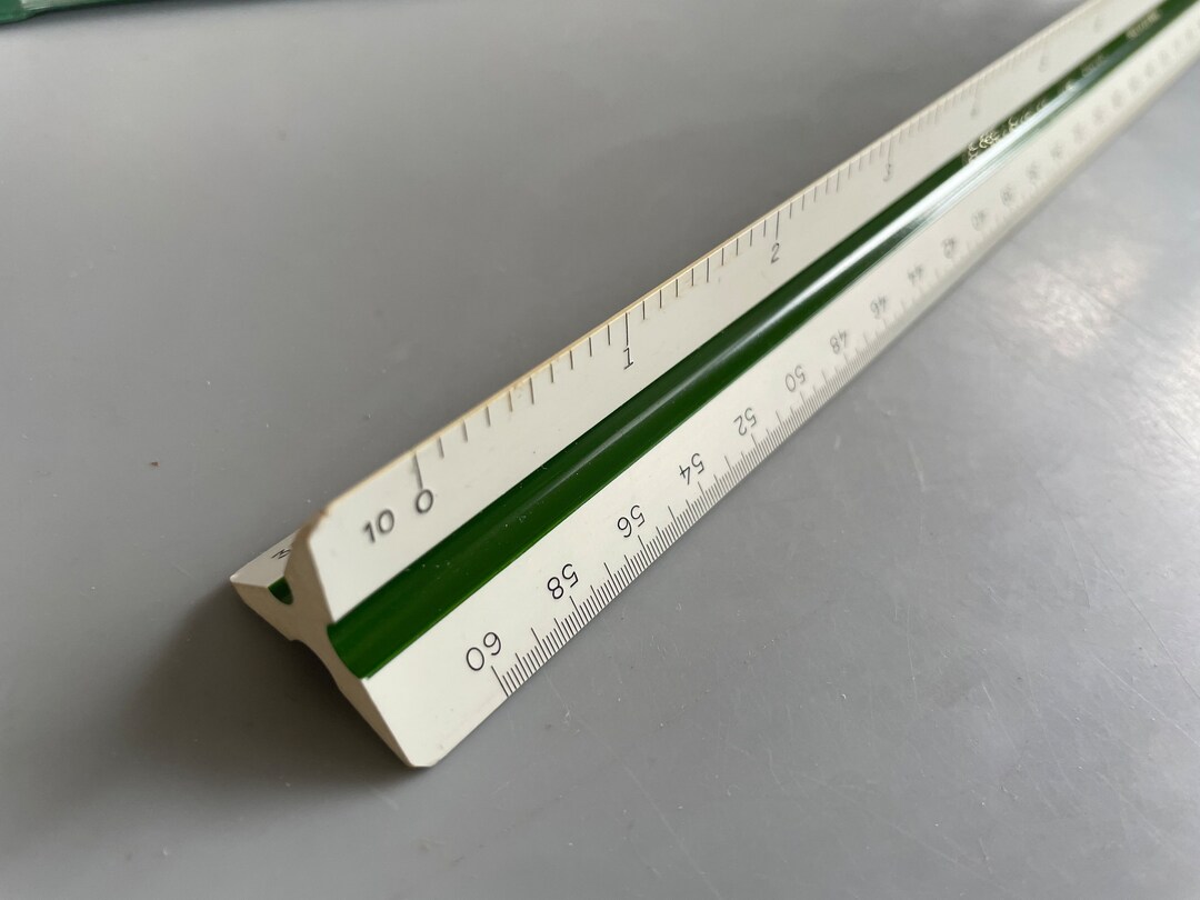Keuffel and Esser Ruler 563786 Triangle Ruler Made in Germany Drafting ...