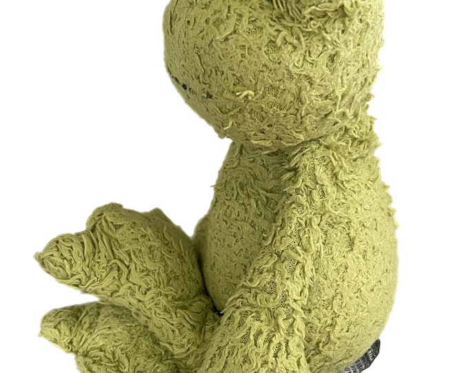 Jellycat Fuddlewuddle Fuzzy Plush Stuffed Animal Frog Toy Green Bright ...