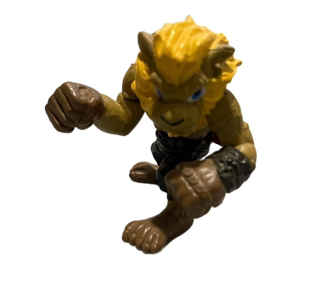 Leomon Mini Figure Doll Digimon Very Rare Japan Vintage Official 1998 ...